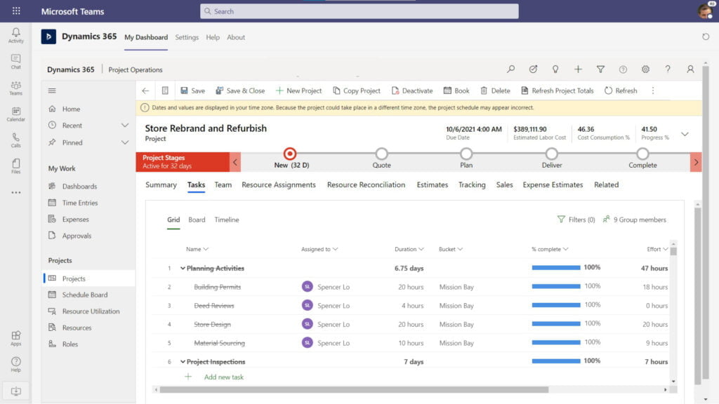 Microsoft Dynamics 365 Project Operations | Von Experten